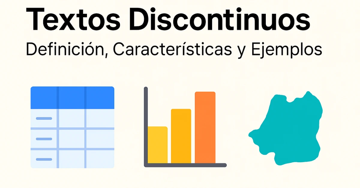 Textos Discontinuos: Definición, Características Y 30+ Ejemplos Prácticos