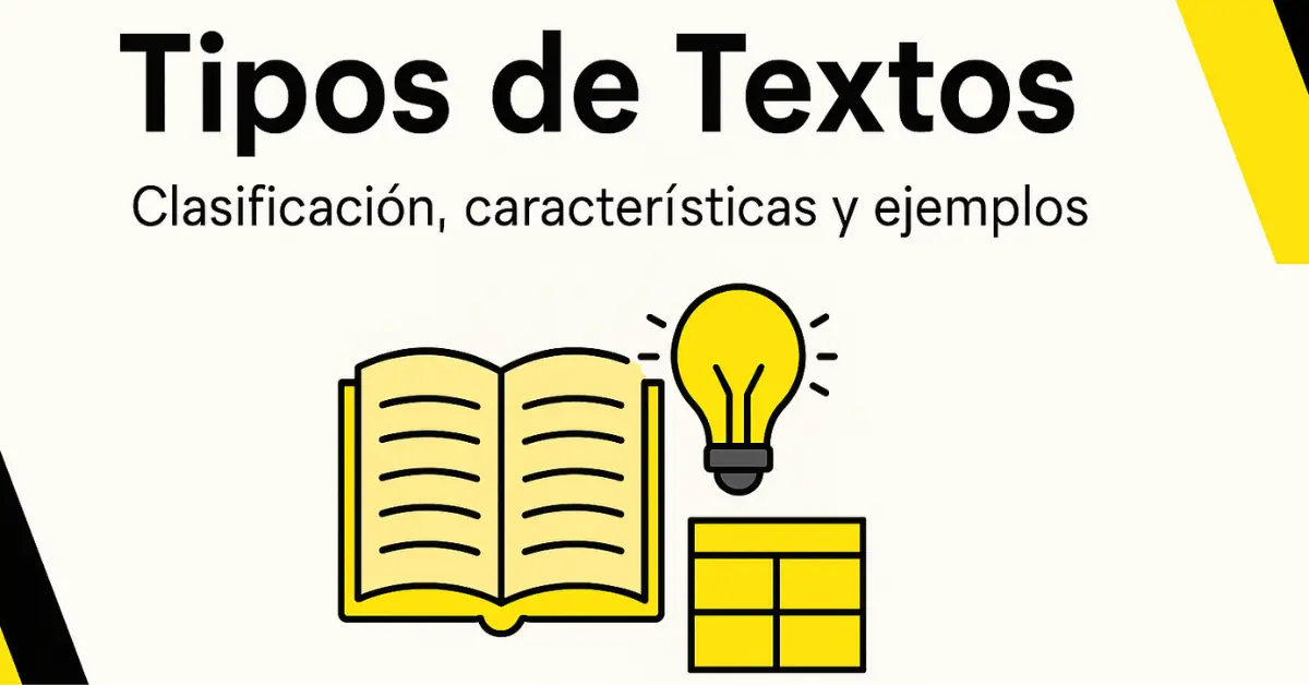 Tipos De Textos Clasificación, Características Y Ejemplos